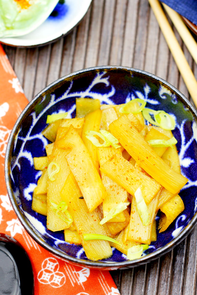 Menma | marinierte Bambussprossen für Ramen » REZEPT