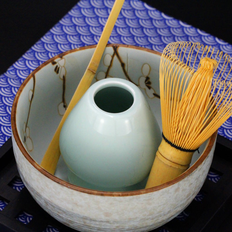 Matcha Set (4-teilig, mit Schale & Besen u.v.m.) 1mal1japan